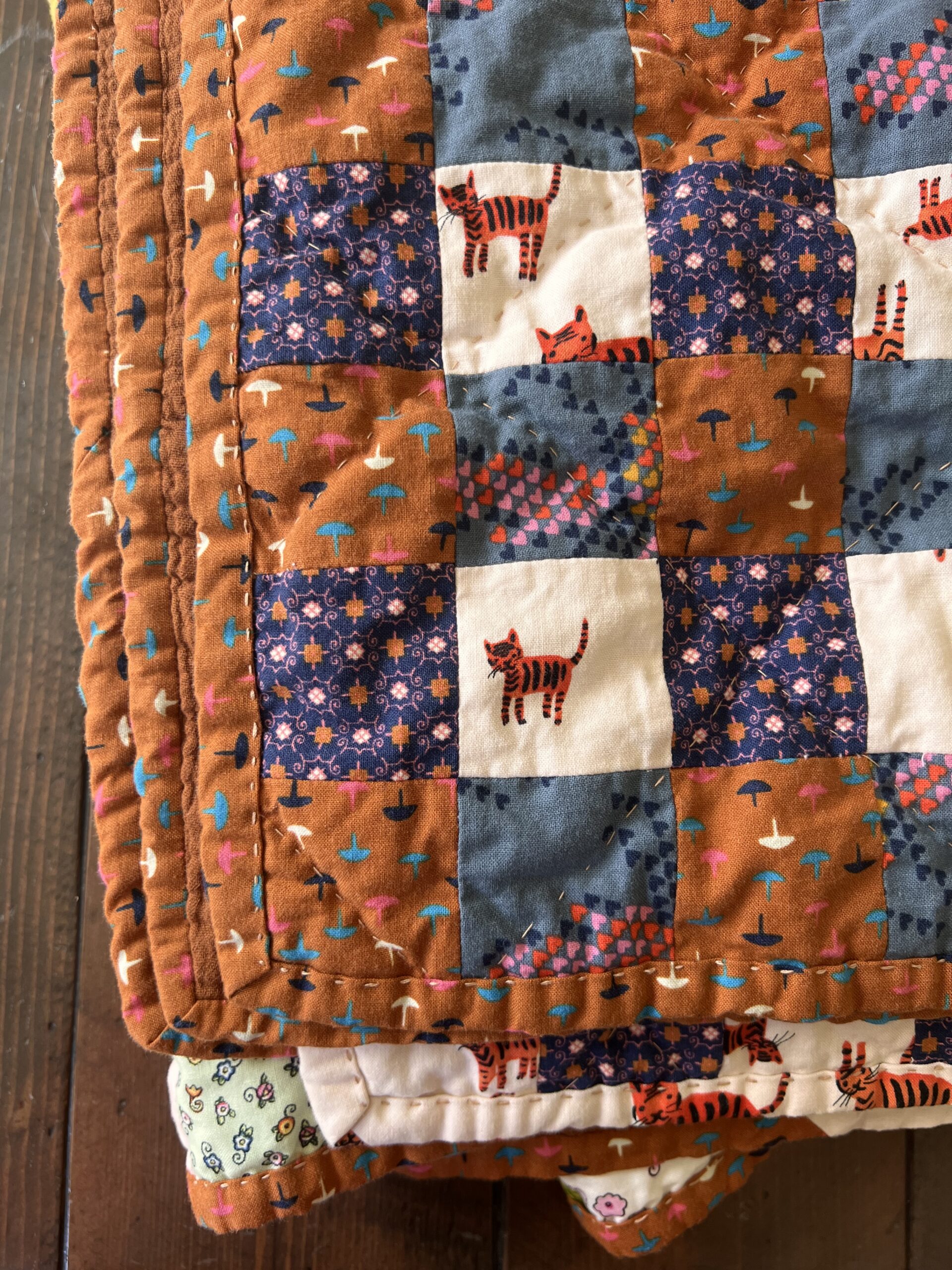 My Mom’s Bramble Blooms Quilt